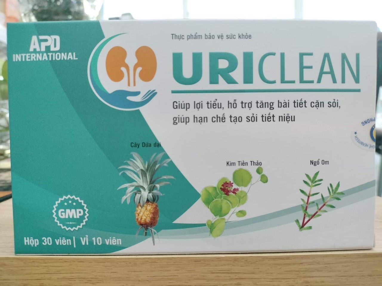 Giúp lợi tiểu, tăng bài tiết cặn sỏi URICLEAN APD International hộp 3 ...