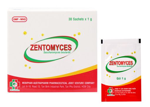Men vi sinh Zentomyces 100mg (Mebiphar) hộp 30 gói x 1g | Medigo